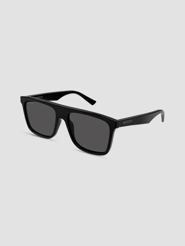 Gucci Simple Fit 57mm Square Sunglasses