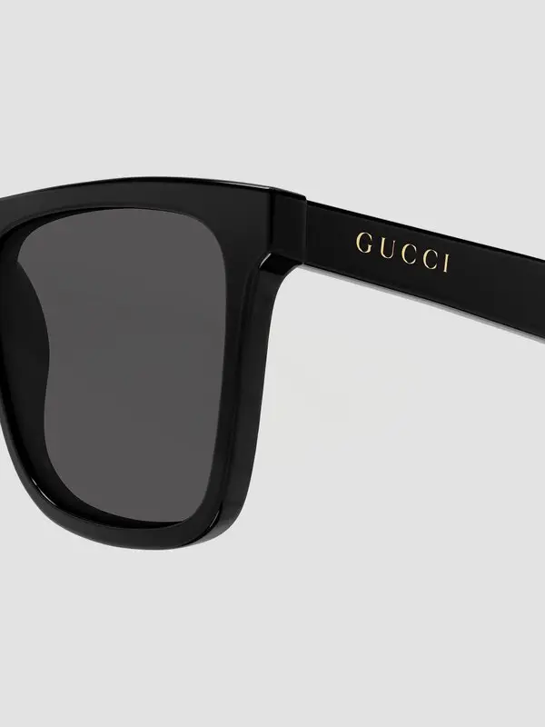 Gucci Simple Fit 57mm Square Sunglasses