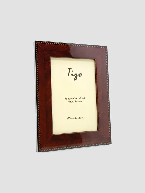 TIZO Inlaid Wood Braid Border Frame