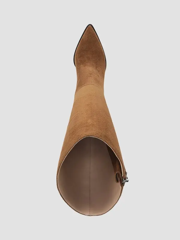 Veronica Beard Levanne 90mm Suede Cowboy Boots