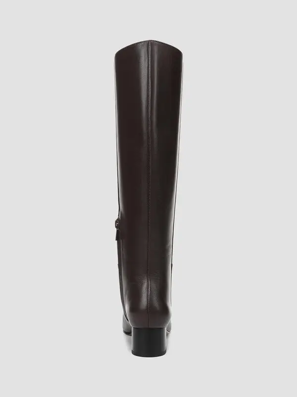 Vince Adan 40mm Leather Knee-high Boots - Ganache