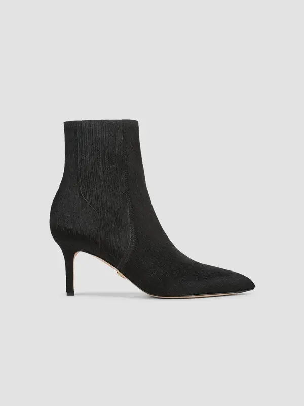 Veronica Beard Lisa 70mm Calf Hair Short Boots