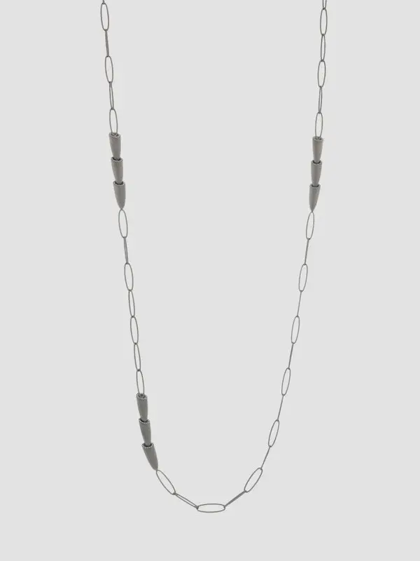 Vhernier Calla & Diamond Chain Necklace - Titanium