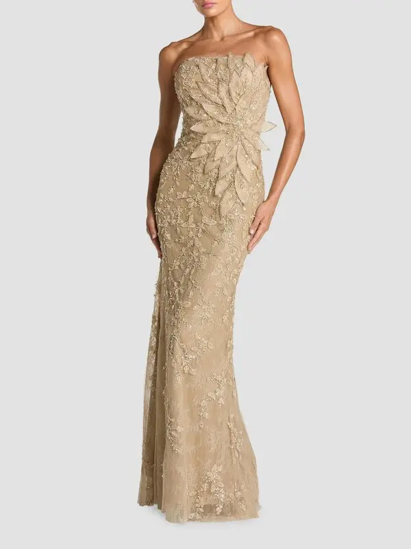 Mac Duggal Evening Strapless Mermaid Gown
