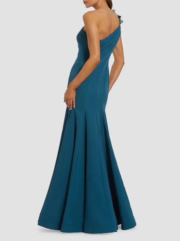 Mac Duggal One-shoulder Mermaid Gown