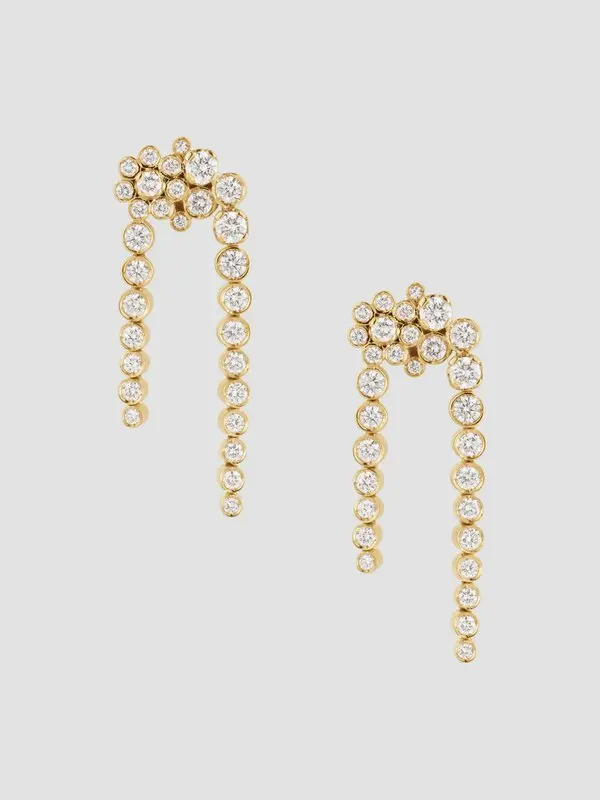Sophie Bille Brahe Petite Fontaine 18k & Diamond Single-earring - Gold