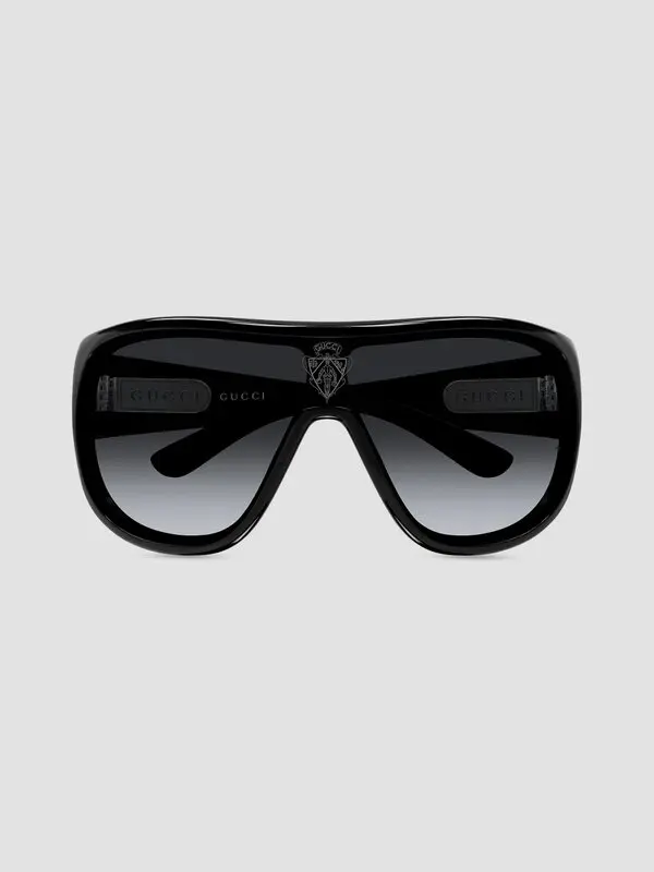 Gucci Logo Shield Sunglasses