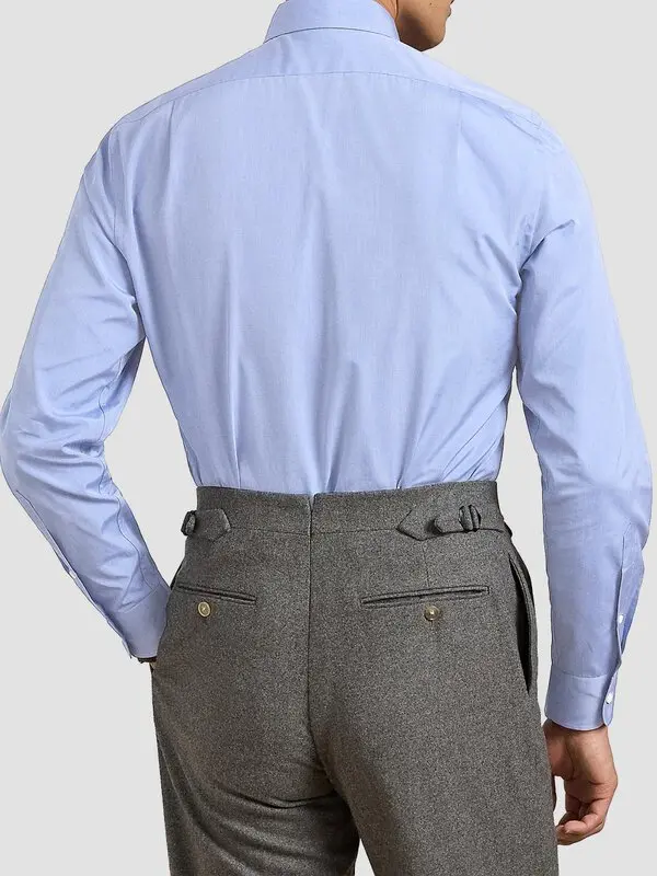 Ralph Lauren Purple Label End-on-end Cotton Shirt