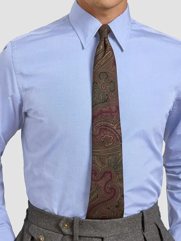 Ralph Lauren Purple Label End-on-end Cotton Shirt