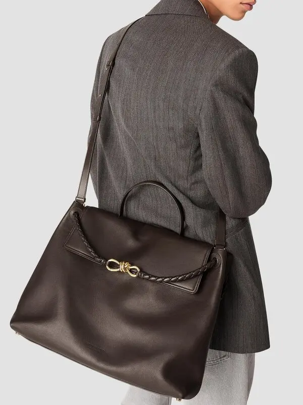 Bottega Veneta Large Ciao Ciao Leather Top Handle Bag