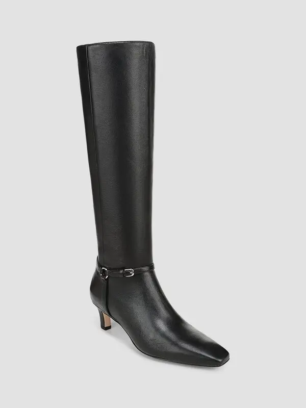 FAVORITE DAUGHTER Lila 70mm Leather Knee-high Boots