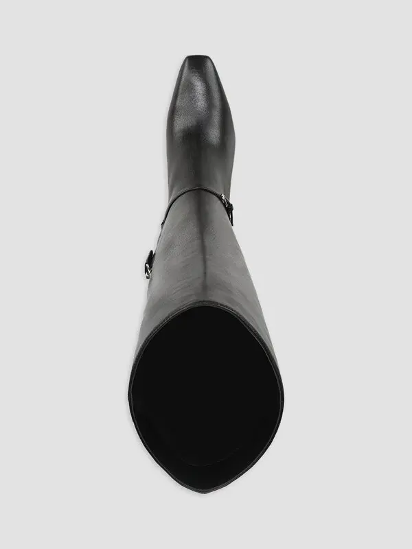 FAVORITE DAUGHTER Lila 70mm Leather Knee-high Boots