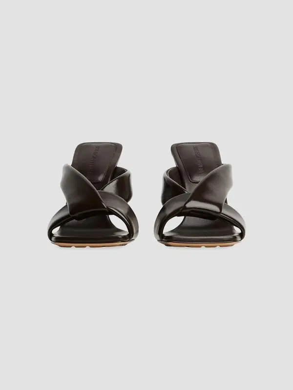 Bottega Veneta 90mm Interwoven Leather Mules