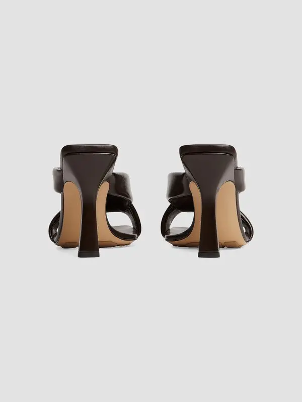 Bottega Veneta 90mm Interwoven Leather Mules