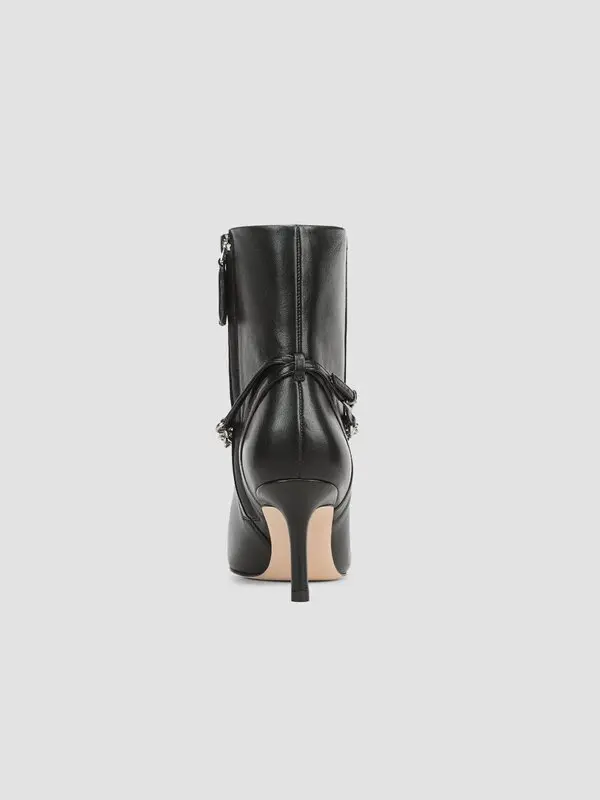 FAVORITE DAUGHTER Tate Leather Zip Short Booties