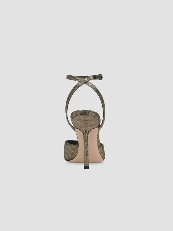 FAVORITE DAUGHTER Yasmine 95mm Leather Slingback Sandals