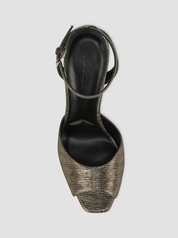 FAVORITE DAUGHTER Yasmine 95mm Leather Slingback Sandals