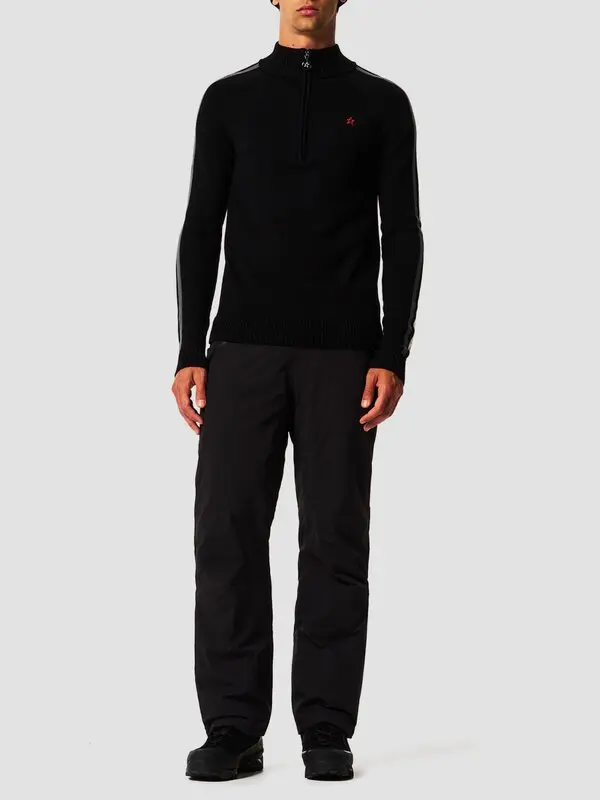 Perfect Moment La Tour Quarter-zip Sweater - Black