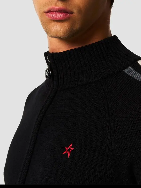 Perfect Moment La Tour Quarter-zip Sweater - Black