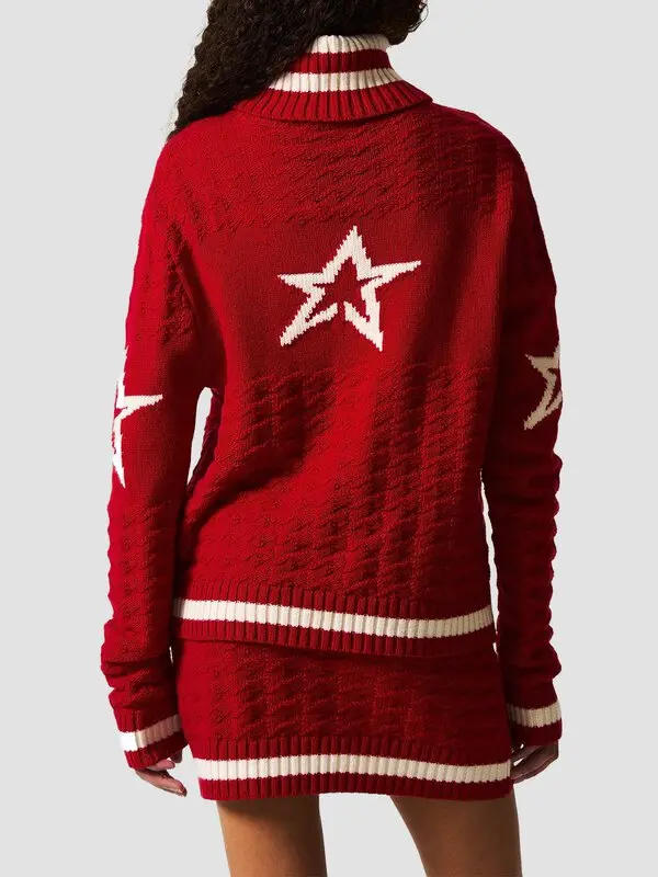 Perfect Moment Glacier Wool Turtleneck Sweater