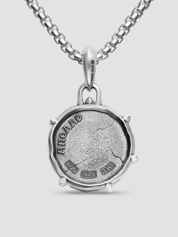 David Yurman Apollo Amulet In Sterling With 18k Yellow Gold, 26.4mm