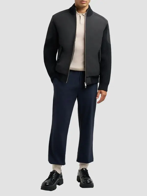 Moose Knuckles Memory Magnus Mixed-media Wool Regular-fit Jacket