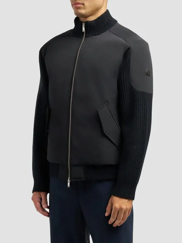 Moose Knuckles Memory Magnus Mixed-media Wool Regular-fit Jacket