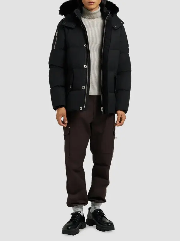 Moose Knuckles Originals 3q Shearling-hood Jacket