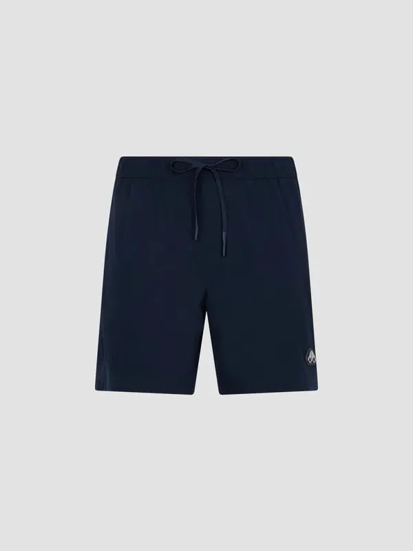Moose Knuckles Logo Drawstring Swim Shorts
