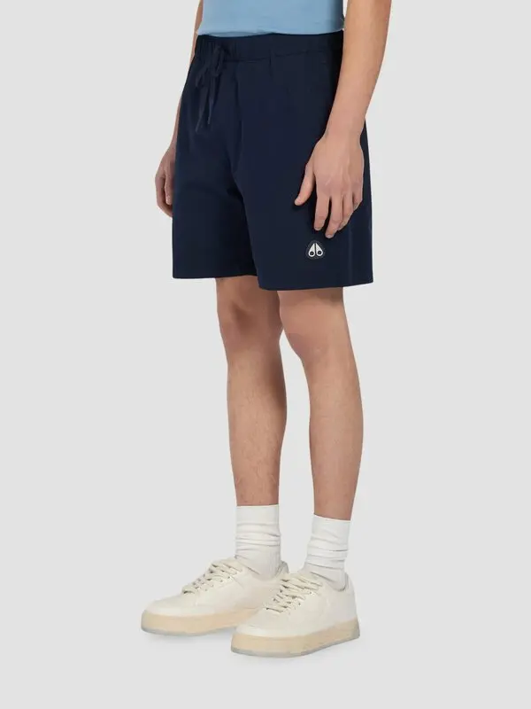 Moose Knuckles Logo Drawstring Swim Shorts