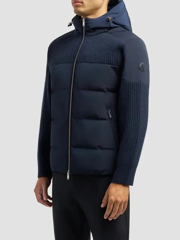 Moose Knuckles Memory Glenvale Regular-fit Hooded Jacket - Navy