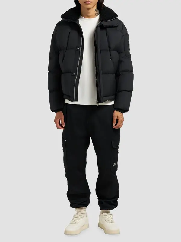 Moose Knuckles Puffers Everest Oversized-fit Puffer Jacket - Black