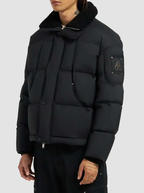 Moose Knuckles Puffers Everest Oversized-fit Puffer Jacket - Black