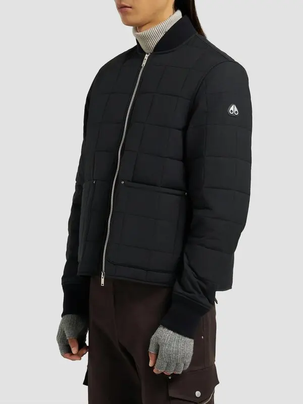 Moose Knuckles Shell Jackets Walker Liner Quilted Puffer Bomber Jacket