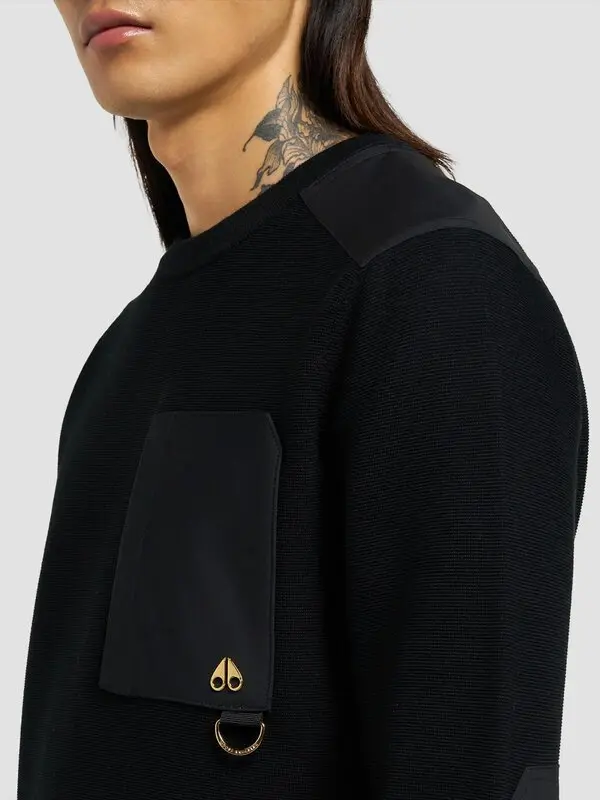 Moose Knuckles Elowan Accented Sweater