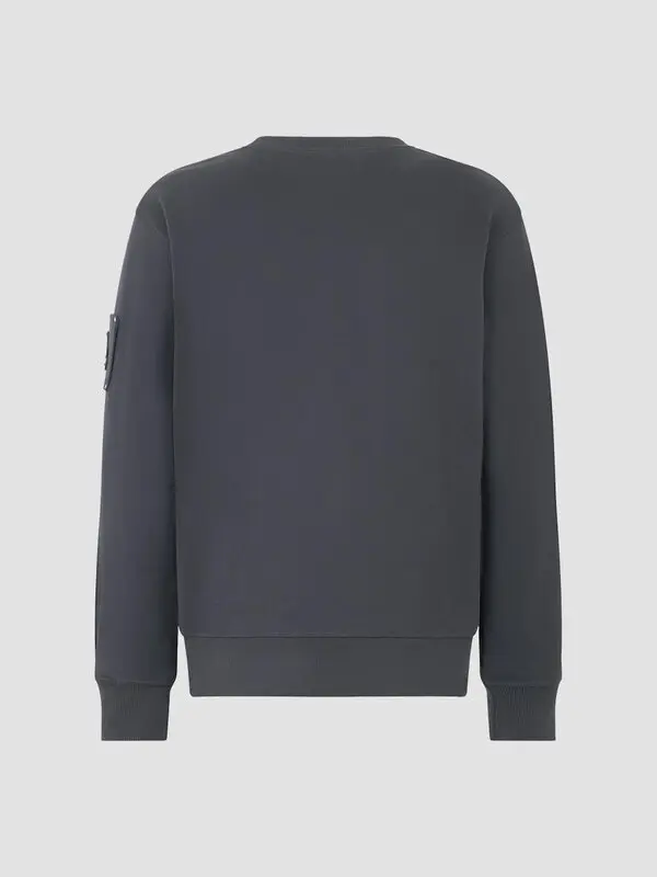 Moose Knuckles Icon Sportswear Hartsfield Cotton Sweatshirt - Cement