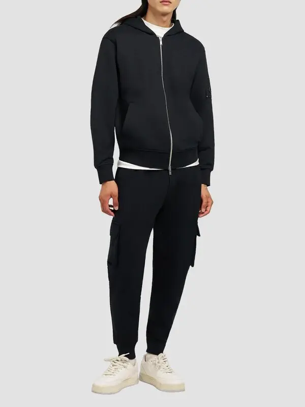 Moose Knuckles Icon Sportswear Hartsfield Cotton Cargo Joggers - Black