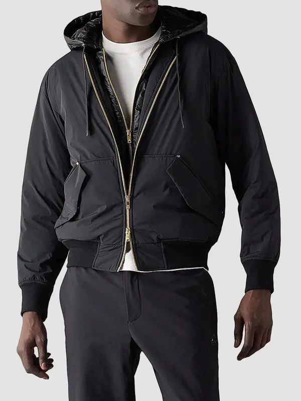 Moose Knuckles Freehang Brixton Down Bomber Jacket