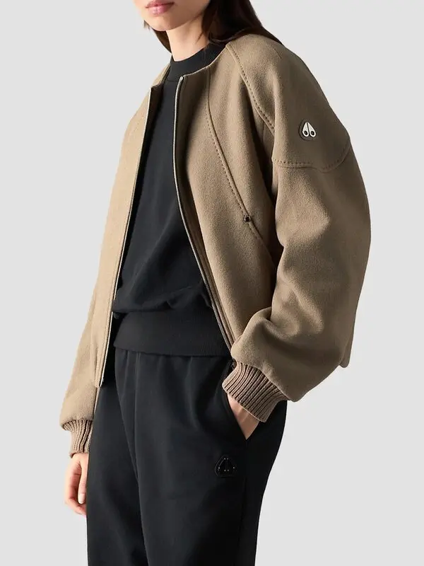 Moose Knuckles Grid 3-in-1 Wool Bomber