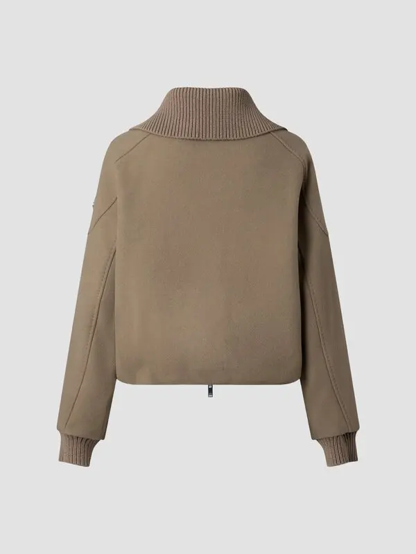 Moose Knuckles Grid 3-in-1 Wool Bomber