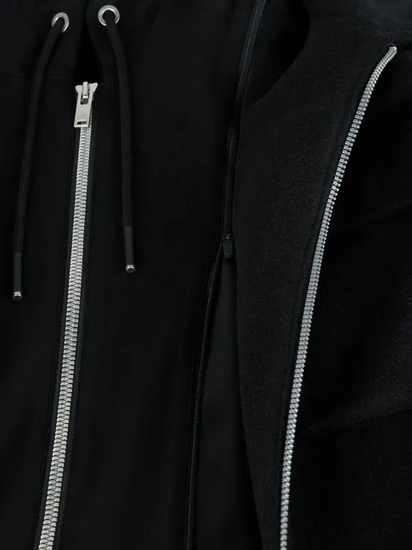 Moose Knuckles Snowdon Wool-blend Hooded Shirt Jacket
