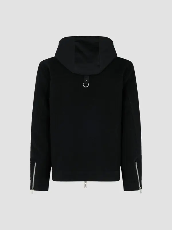Moose Knuckles Snowdon Wool-blend Hooded Shirt Jacket