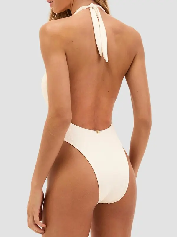 VIX PAULA HERMANNY Petra Babi One-piece Swimsuit - White