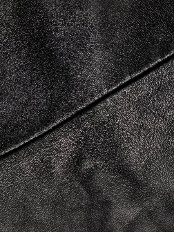 MONOT Leather Pencil Midi-skirt