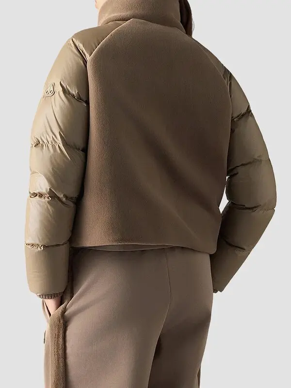 Moose Knuckles Queens Hybrid Bunny Down Jacket - Ashen