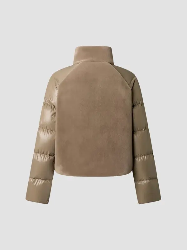 Moose Knuckles Queens Hybrid Bunny Down Jacket - Ashen