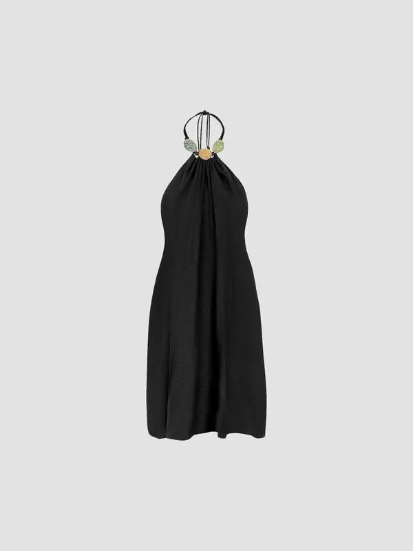 VIX PAULA HERMANNY Aiden Medallion Neck Minidress