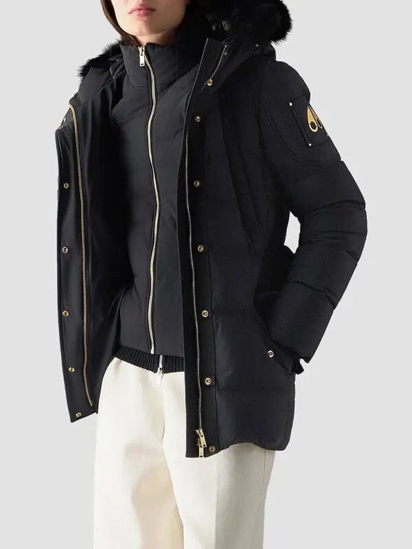 Moose Knuckles Gilded 3q Down Jacket - Black