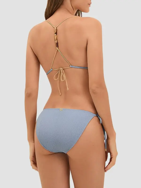 VIX PAULA HERMANNY Firenze Lesley Bead-accent Bikini Top