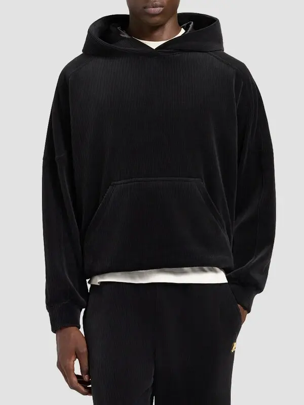 Moose Knuckles Sportswear Preston Ribbed Hoodie